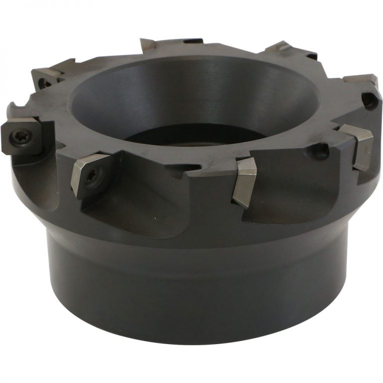 Stellram 125mm Indexable 90° Face Mill C/W 8 x SEHT 1204 Inserts ...