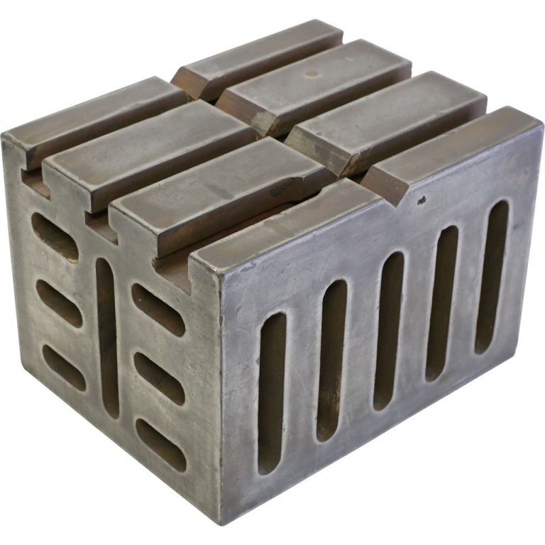 Cast Steel T-Slotted Block - 7 1/2x6x5" - Sheffield Tooling Company