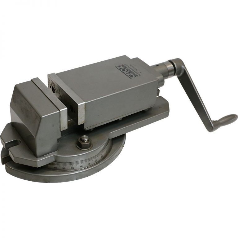 Groz Swivel Machine Vice - 4" - Sheffield Tooling Company